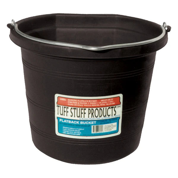 Tuff Stuff flat back pail 20 qts – SHOP. at Spruce Meadows