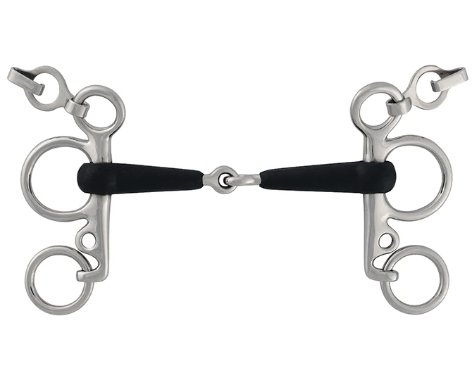 Thinner Rubber Single Jointed Short Shank Pelham – SHOP. at Spruce Meadows