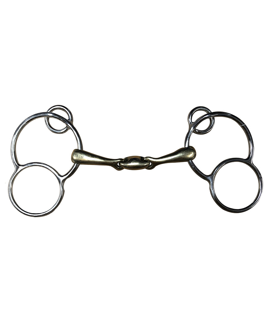 2.5 Ring Double Jointed German Snaffle – SHOP. at Spruce Meadows